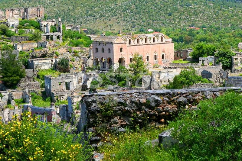 Kayakoy Ghost Town | Kayakoy ghost village in Turkey